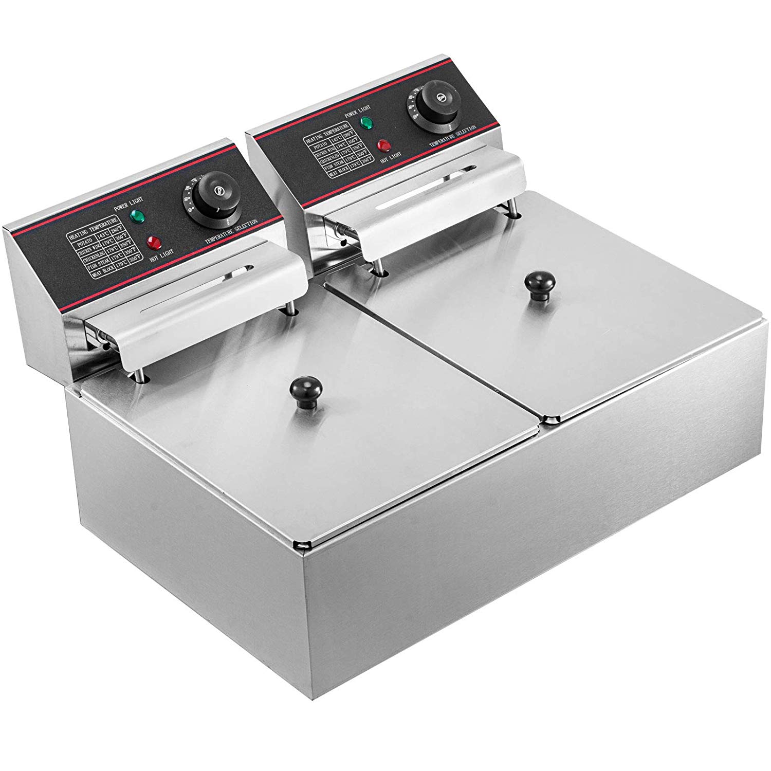 Imported - Best Quality Commercially Double Deep Fryer | 2 Tank 2 Basket