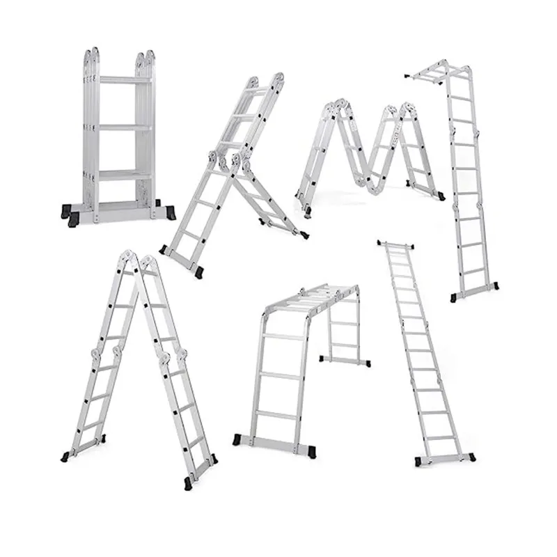 Heavy Duty 4 x 3 Foldable 12 Steps Multipurpose Ladder With 1 Year Warranty