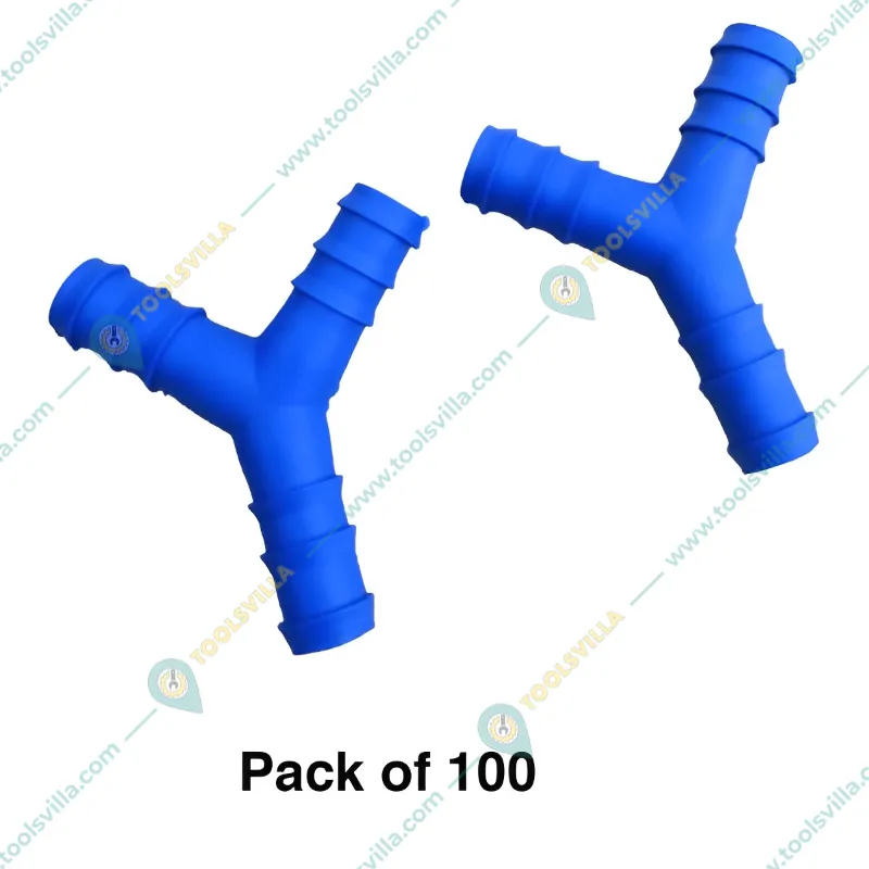 Y Joiner Lateral Coupling for Drip Pipe Irrigation