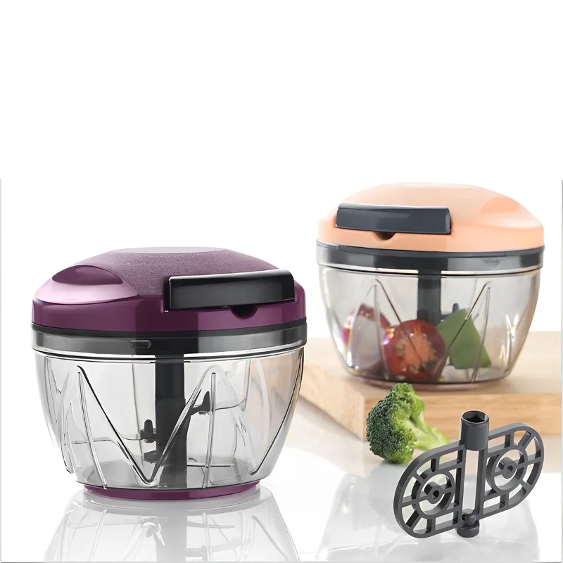 Premium Quality 2 in 1 Vegetable & Fruit Chopper, 500 ml Capacity