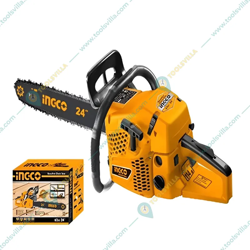 2.4 kW Gasoline Operated Chainsaw of 24 Inch Bar & 2 Stroke