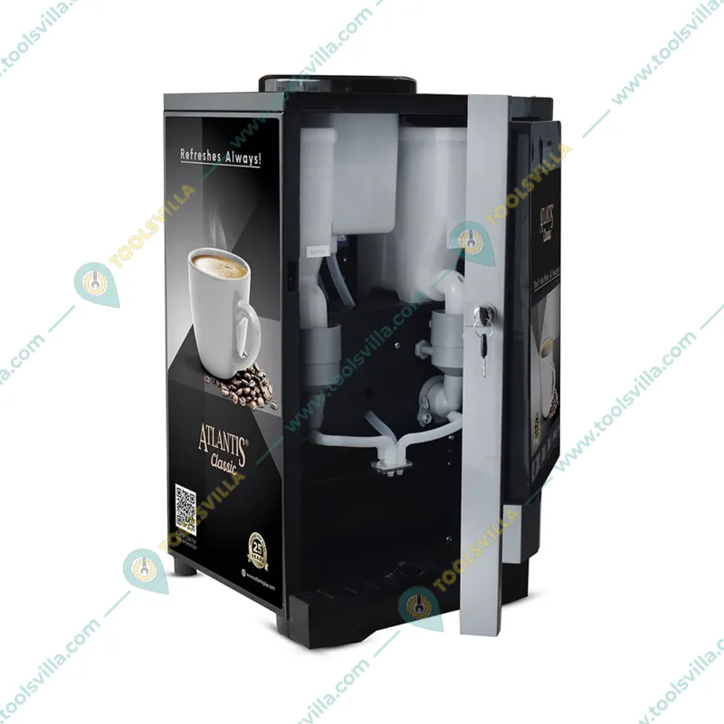 Atlantis Classic - 2 Lane Tea Coffee Vending Machine – 3 Ltrs Hot Tank