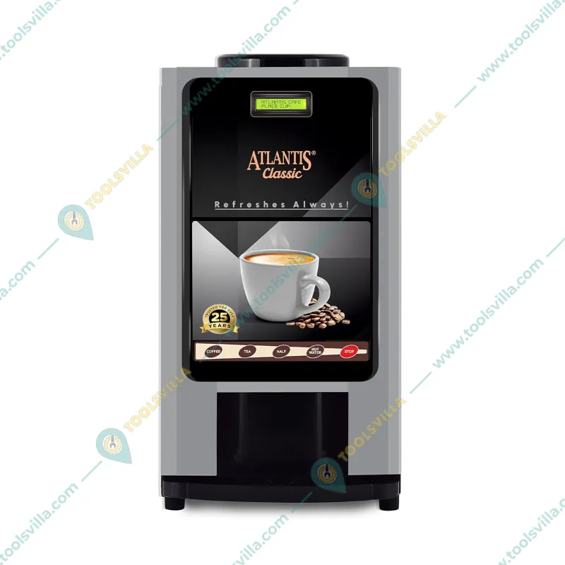 Atlantis Classic - 2 Lane Tea Coffee Vending Machine – 3 Ltrs Hot Tank
