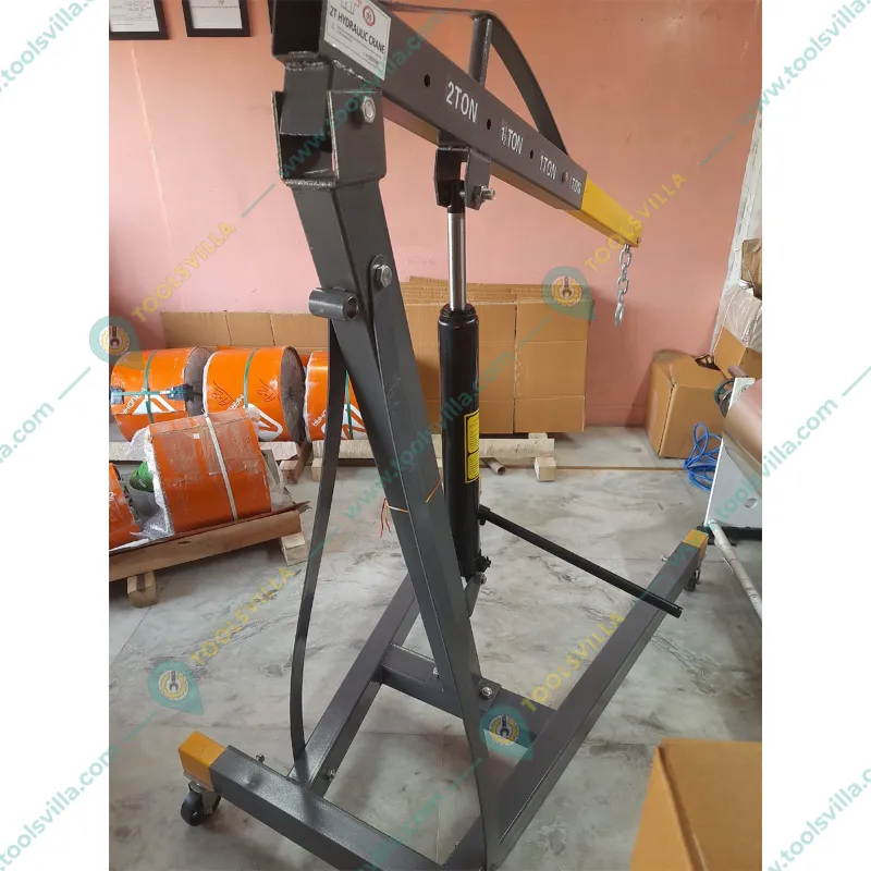 HT 2 Ton Capacity Hydraulic Floor/Engine Crane With 2450 mm Maximum ...