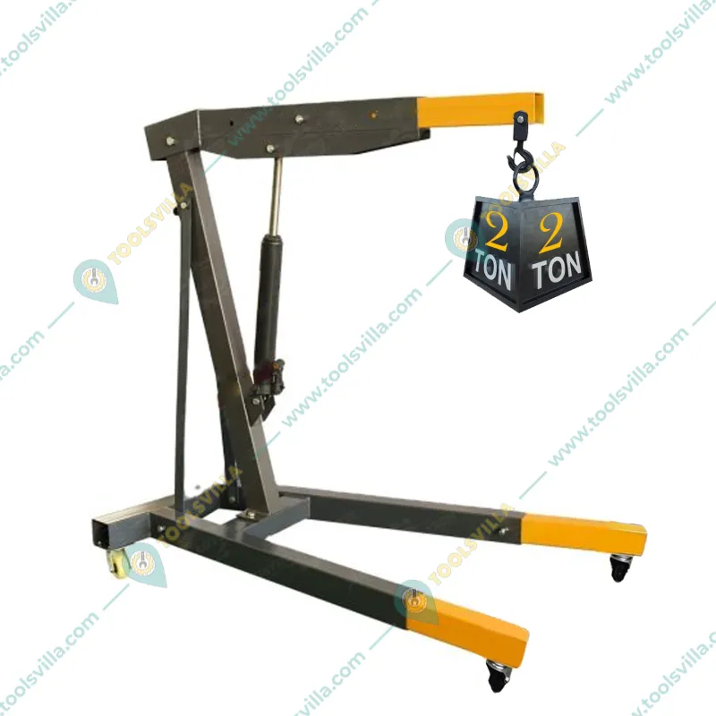 HT 2 Ton Capacity Hydraulic Floor/Engine Crane With 2450 mm Maximum ...