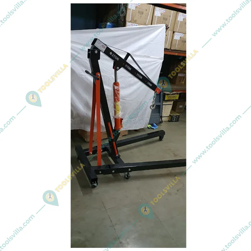 HT 2 Ton Capacity Hydraulic Floor/Engine Crane With 2450 mm Maximum ...