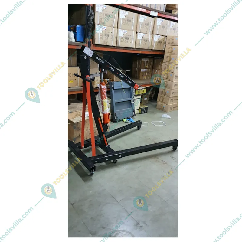 HT 2 Ton Capacity Hydraulic Floor/Engine Crane With 2450 mm Maximum ...