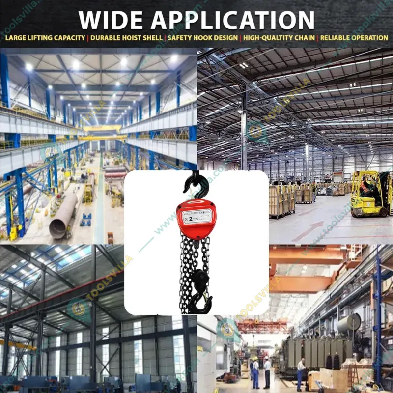 Generic (Imported) - Heavy Duty 2 Ton Chain Pulley Block, 3 meter Chain ...