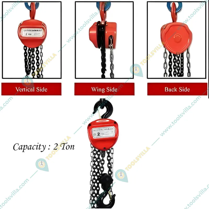 Generic (Imported) - Heavy Duty 2 Ton Chain Pulley Block, 3 meter Chain ...
