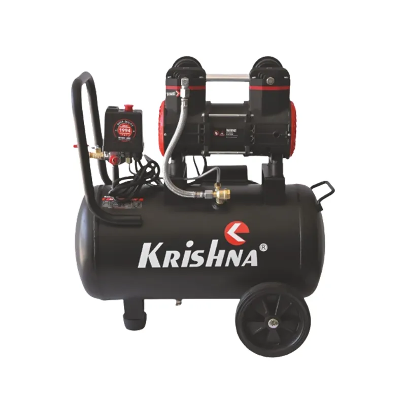 Krishna 30 Liters Oil Free Air Compressor With 1.6 HP Motor, 115 Psi ...
