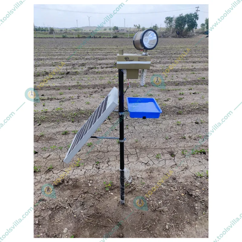 Solar Smart Radar 360 Degree Rotating Light Insect Trap with Solar ...