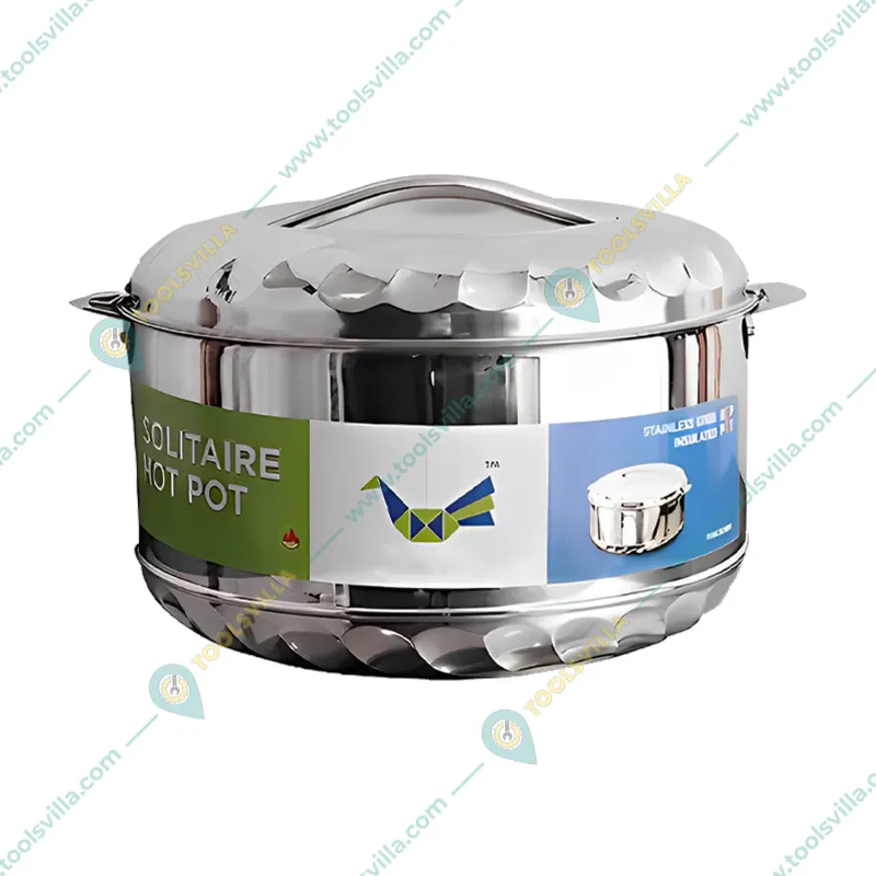 Stainless Steel Casserole/Hotpot, 40 Liters Capacity