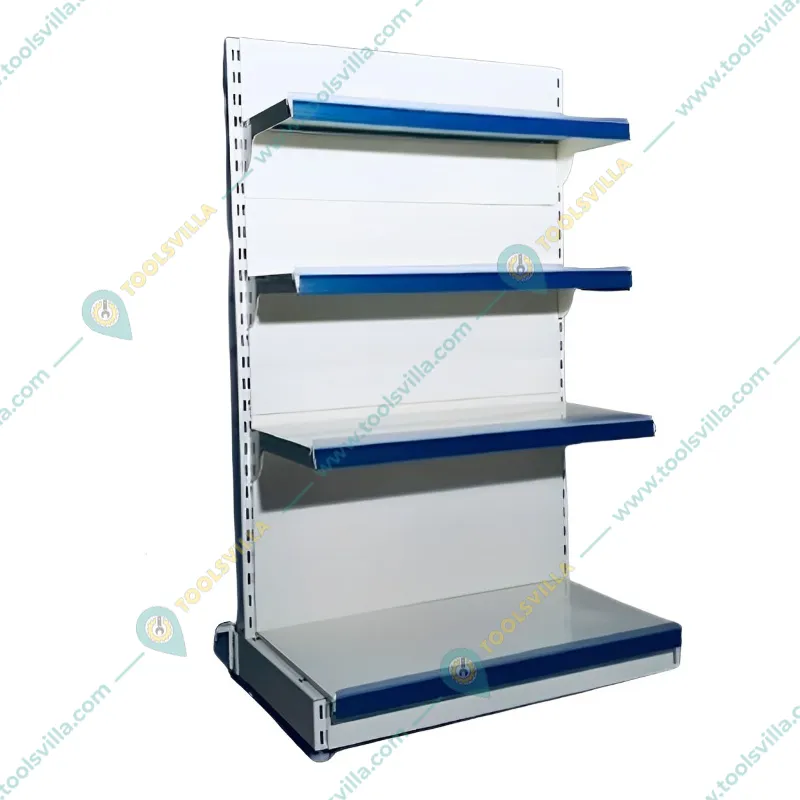 Premium Quality 5 x 3 Feet 4 Shelves End Cap Rack
