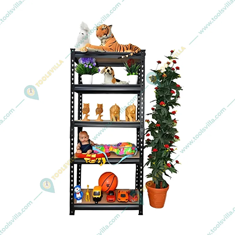 Non Laminated Multipurpose 5 Shelf Boltless Rack