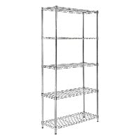 25 mm 5 Shelf Height Adjustable Rack Storage