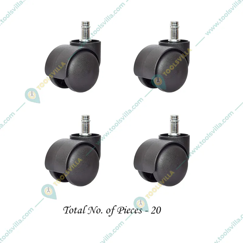 Premium Quality 2 Inch Pin type Castor Wheel With KP Pin (Pack of 20)