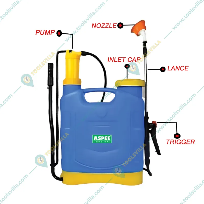 ASPEE - Aspee Blue Magic AMB16, 16 L Manually Operated Knapsack Sprayer ...