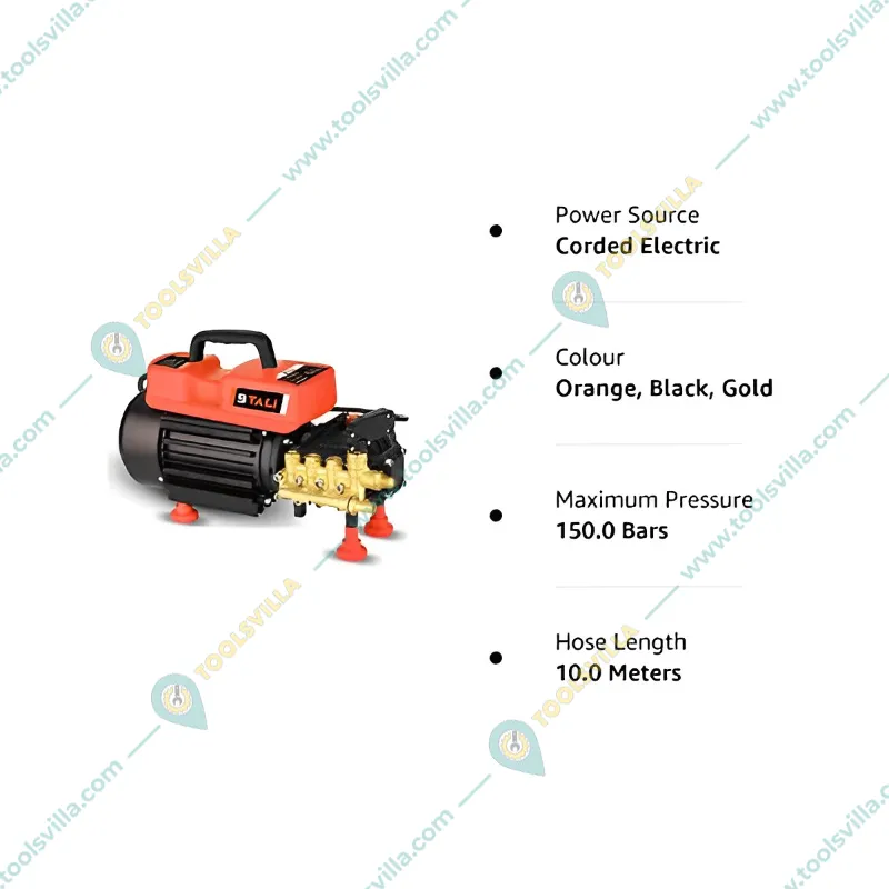 Btali 1800 W 150 Bar High Pressure Washer 12 Lpm Water Flow Bt 1200 Hpw