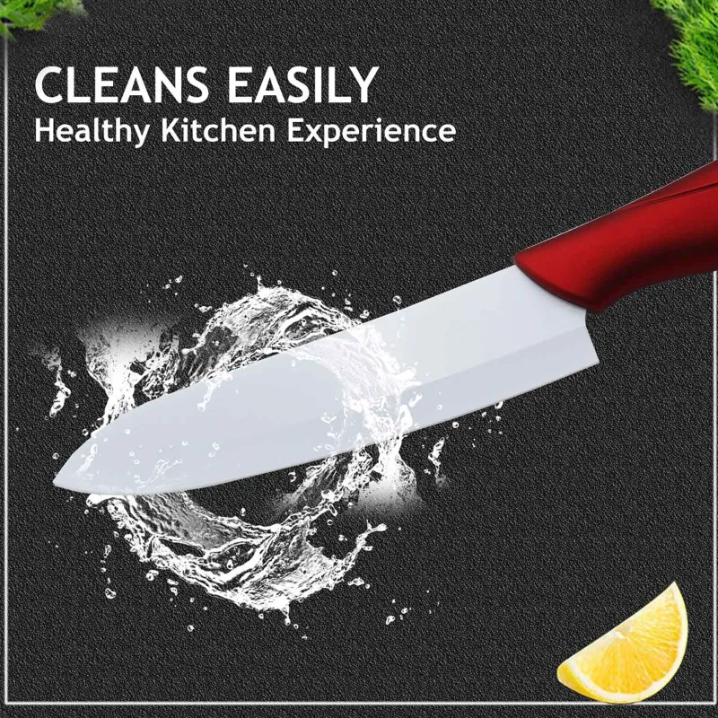 Armour Ceramic Blade Food Cutting Knife (Set of 3)