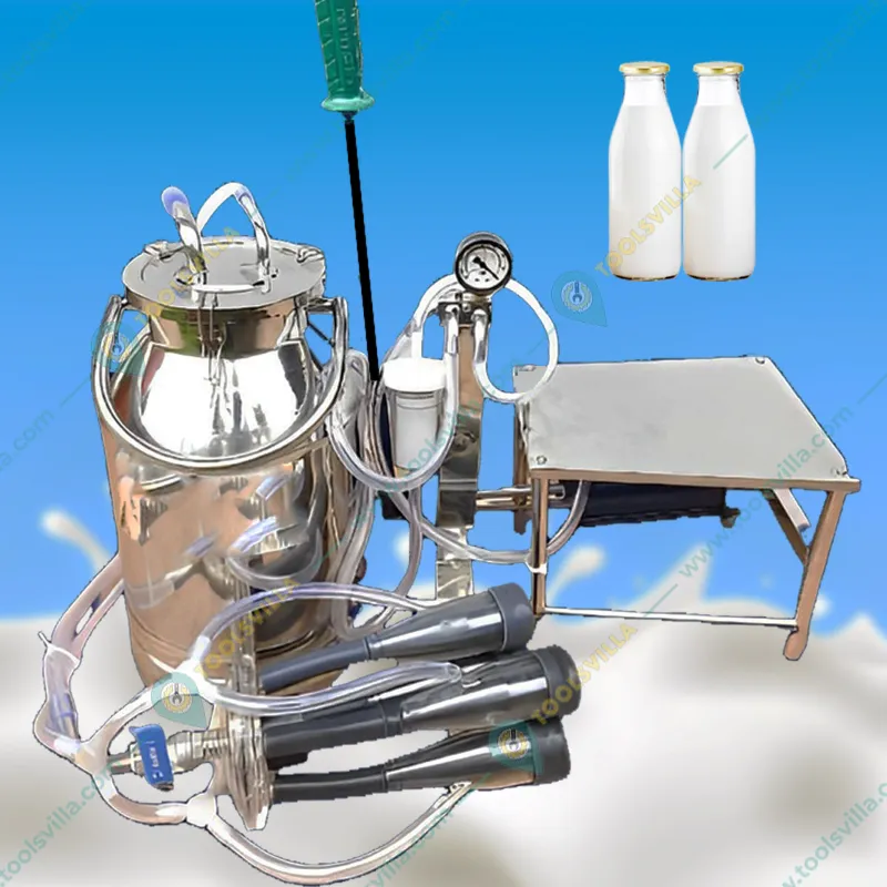 Commercial 20 Liter Manual SS Milking Machine