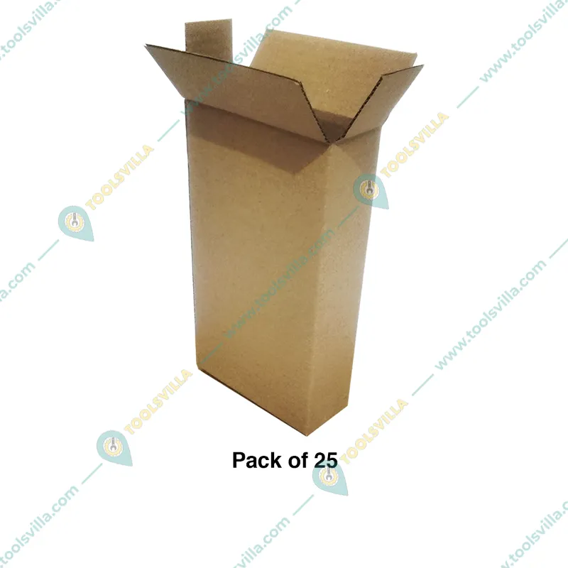 Corrugated 3 Ply Brown Packaging Box, 6x4x1.5 inch