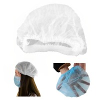 Disposable Hair Cover Caps for Cooking (Pack of 50)