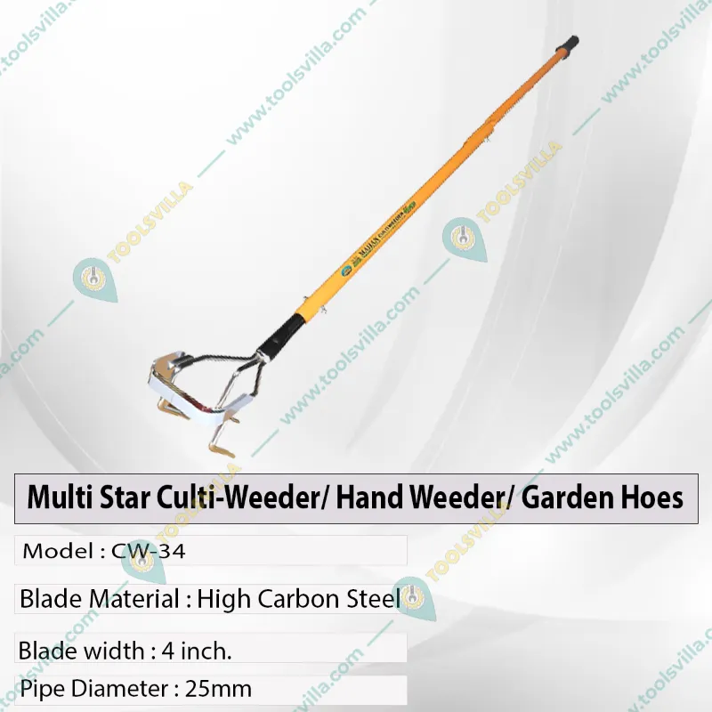 Mahan CW-34 with Handle, Heavy Duty 2 in 1 Hand Weeder/Garden Hoes ...