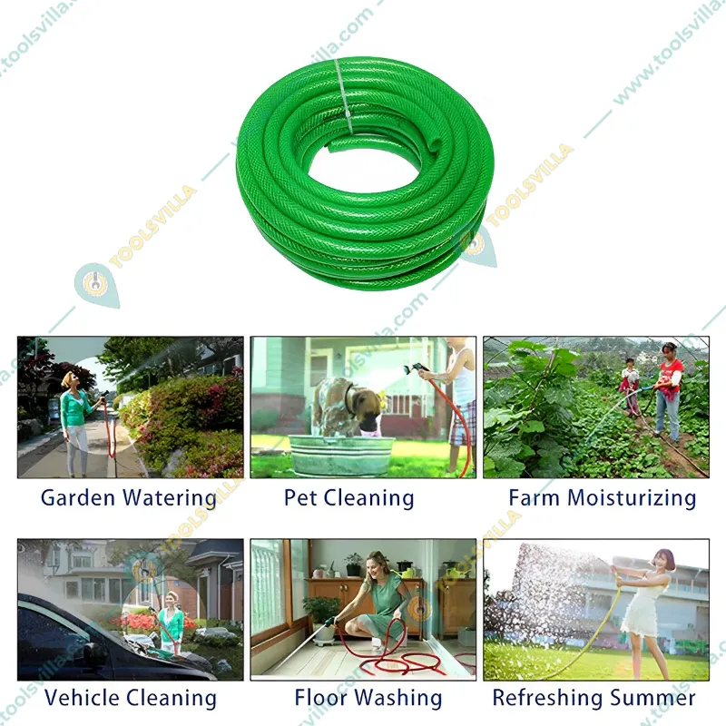 30 mtr PVC Braided Garden Pipe, 1 inch Diameter