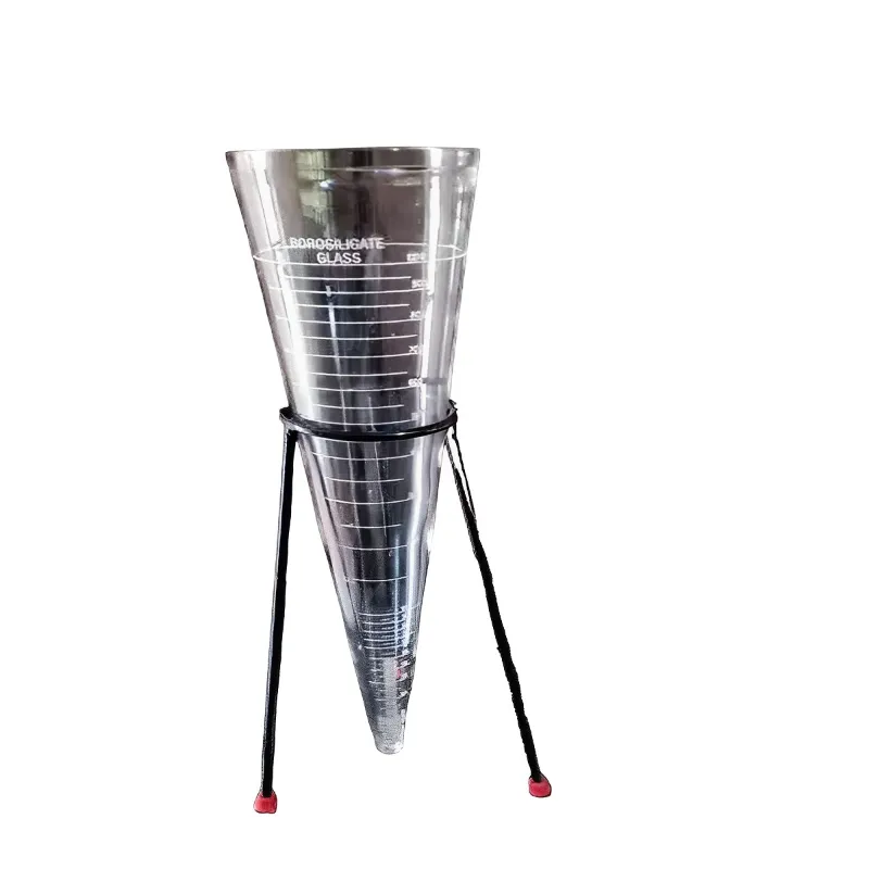 L KAIJA - Unbreakable Imhoff Cone Polycarbonate Pack of 1 with Stand