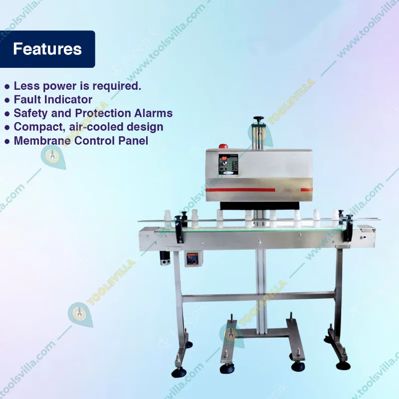Commercial Automatic Induction Cap Sealing Machine, 20-120 mm Cap Size