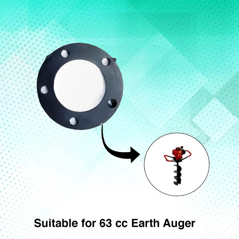 4 Pcs Iron Ring With Rubber Earth Auger Packing