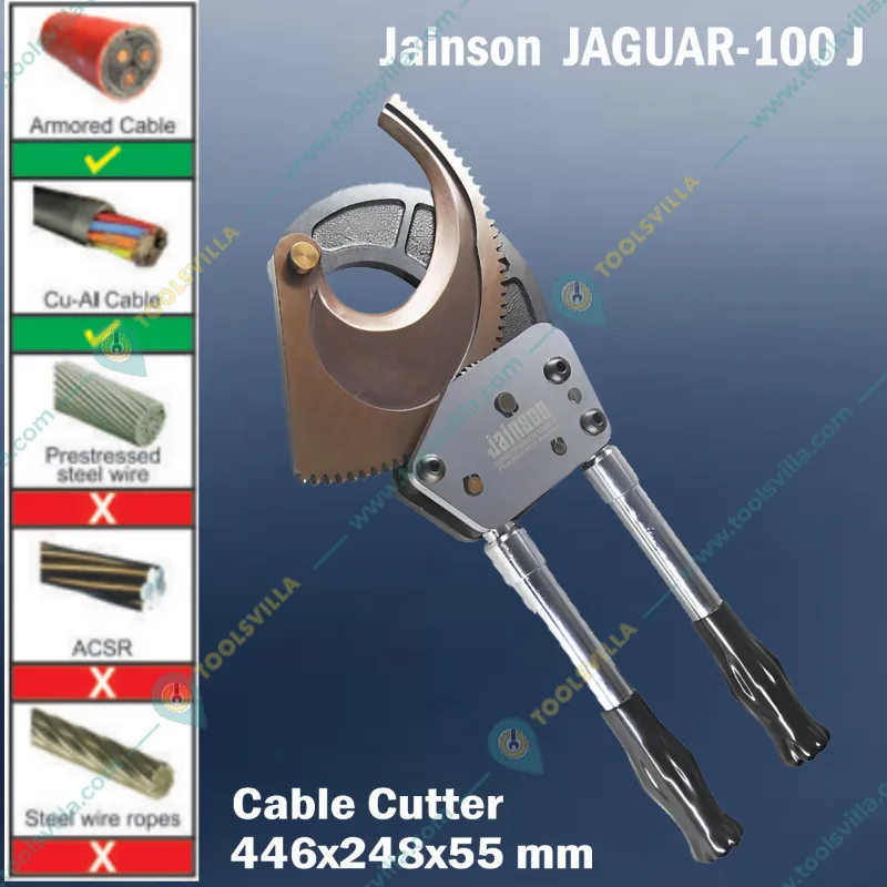 Jainson 482x270x59 mm Cable Cutter (JAGUAR-100 J)