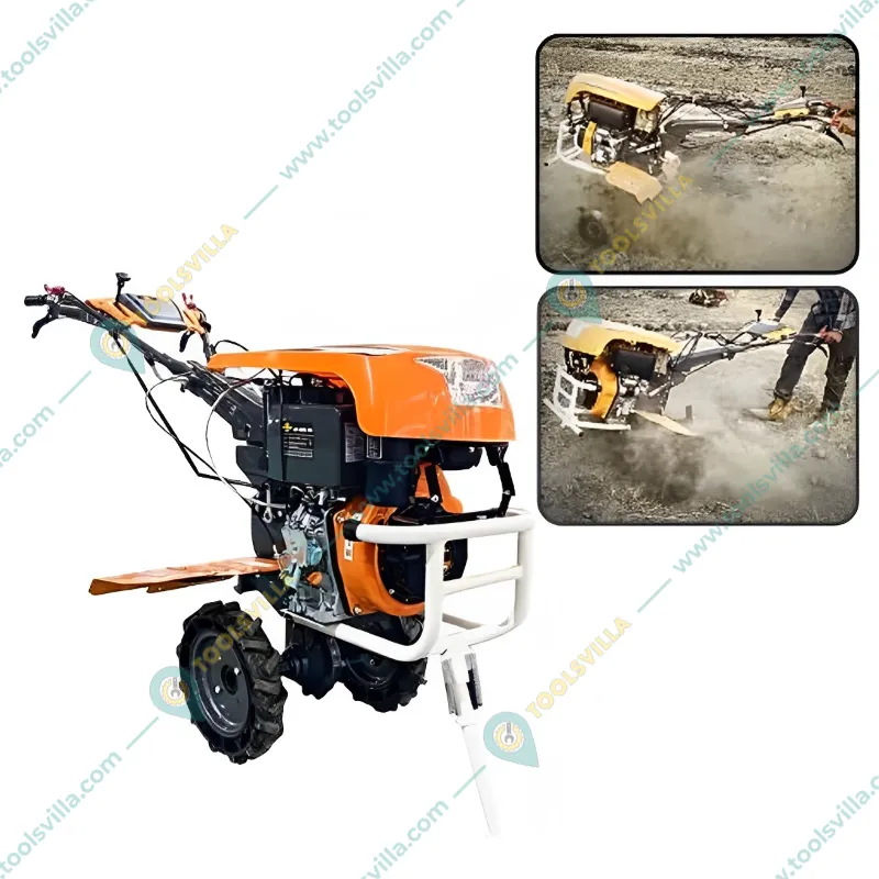10HP 406CC Diesel Operated Power Weeder for Agriculture