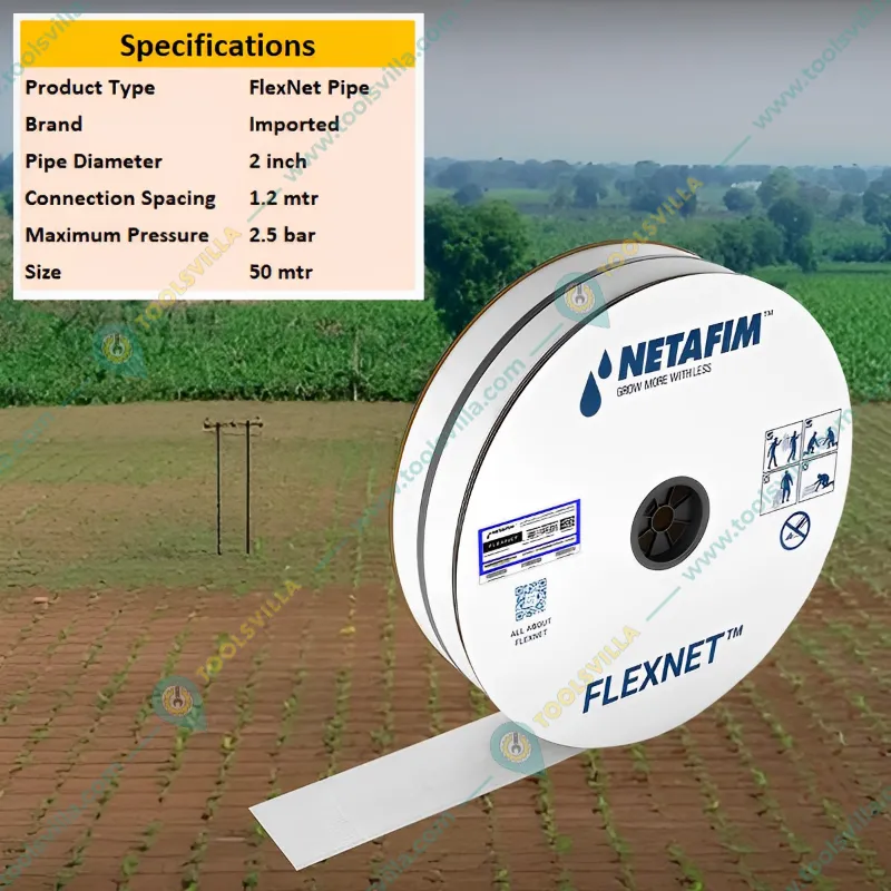 Netafim FlexNet, 2 inch diameter & 1.2 meter connection spacing