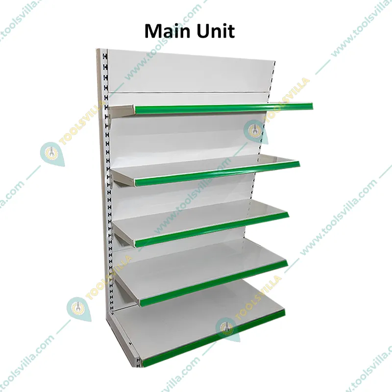 Premium Quality 6 x 3 Feet 5 Shelves Display Rack