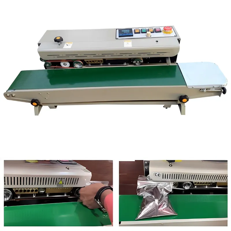 MS Horizontal continuous Band Sealer with Nitrogen Flush for Chips ...
