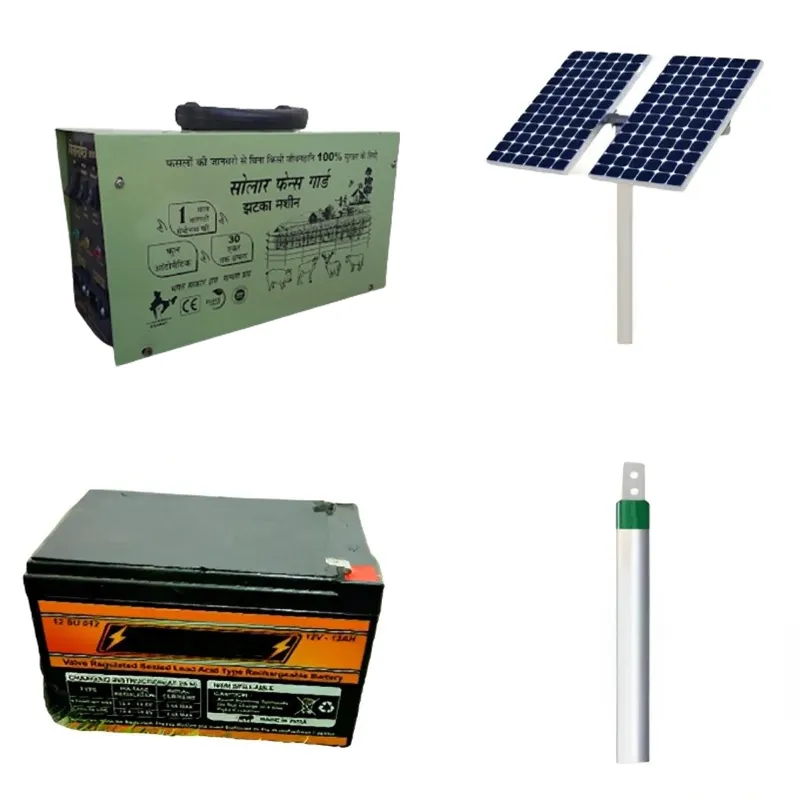 RB Solar 8 KV Solar Zatka Machine to Cover 15 Acre Area with Battery ...