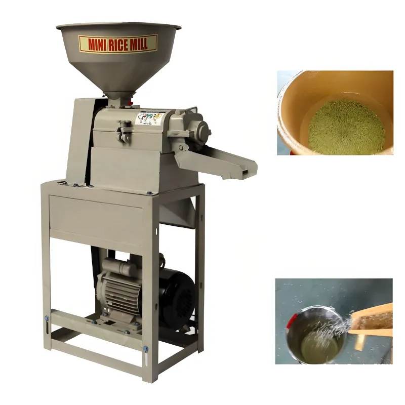 Heavy Duty Steel Body Rice Mill, With 3 HP Motor