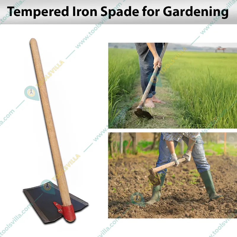 Tempered Iron Spade for Gardening (Kassi, Hoe, Shovel)