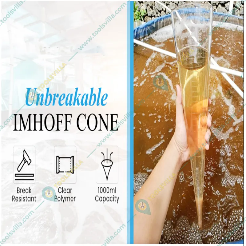 Unbreakable Imhoff Cone Polycarbonate Pack of 2