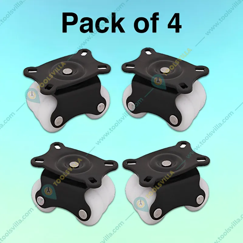 52mm Height Steel & Plastics Radius Flat 360° Rotating Plate Sixer ...