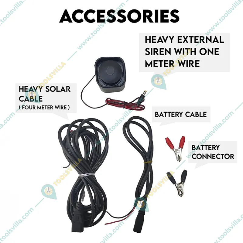 AGRIANSH - 10 KV Solar Zatka Machine for 100 Bigha with Siren, Cables ...