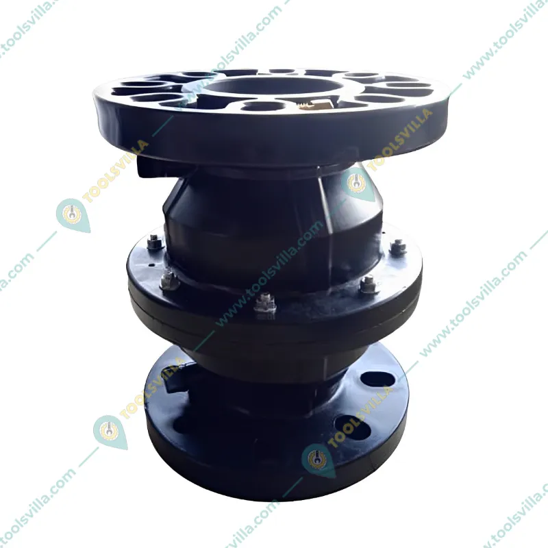 Spring Loaded Ball Type Plastic Check Valve with Socketed Plain End