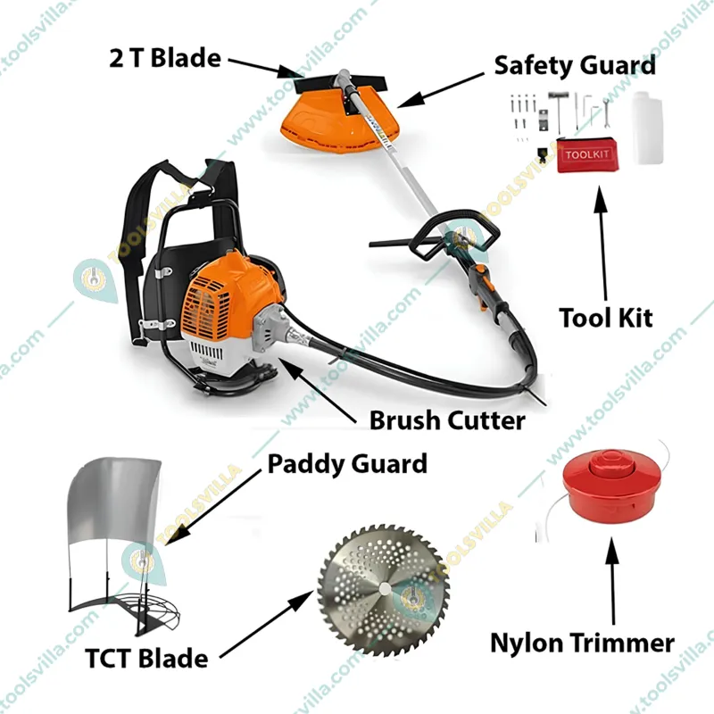 Generic (Imported) - Heavy Duty Backpack Brush Cutter 2-Stroke 52cc ...