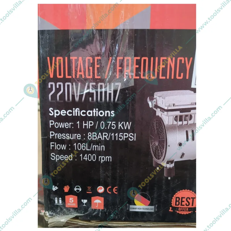 BTALI 8 BAR 1 HP Air Compressor Head (BT 550 OFACB)