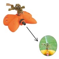 Metal Impulse Sprinkler with Butterfly Base