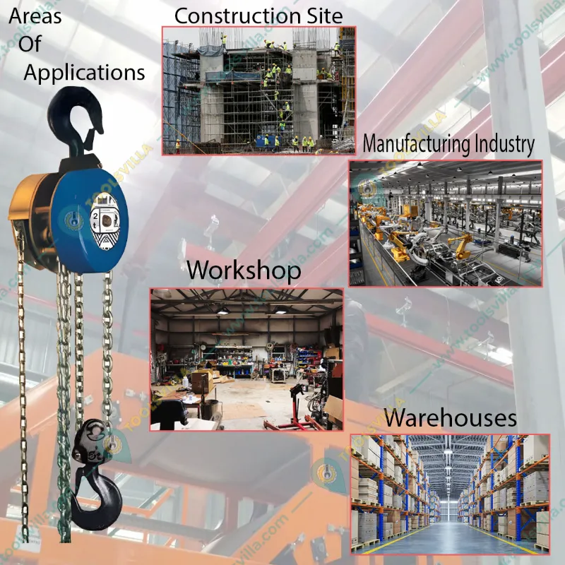 Bajaj Indef P Series 2 Ton Double Fall Chain Pulley Block With 8 mm ...