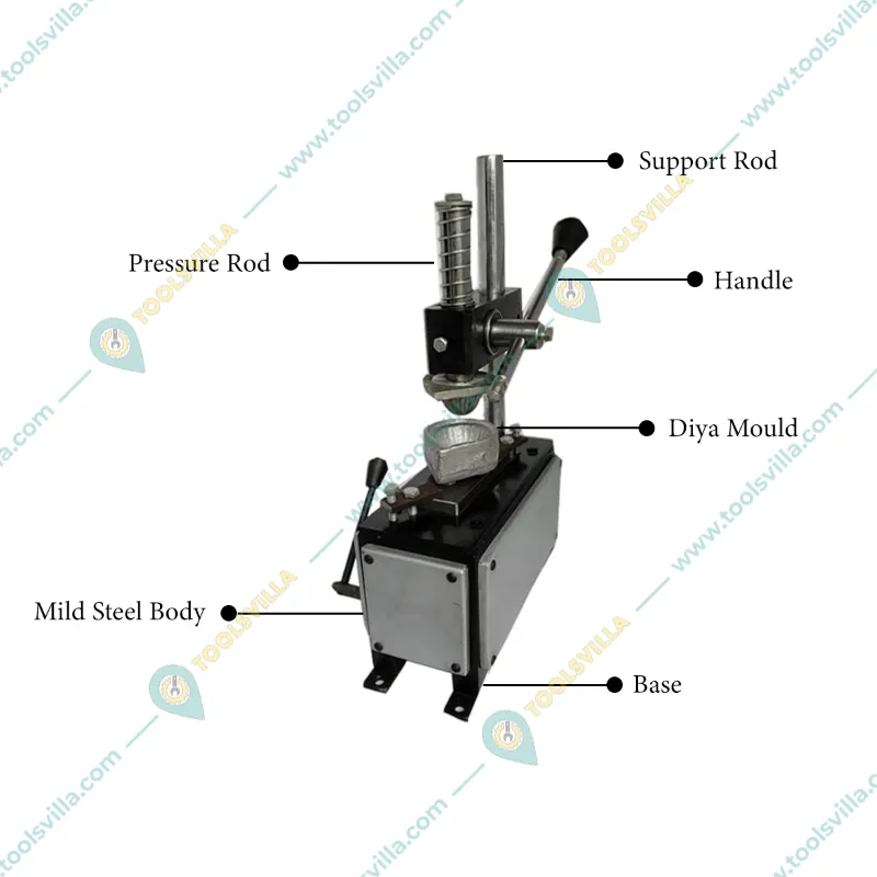 Made in India Manual Cow Dung Diya Making Machine