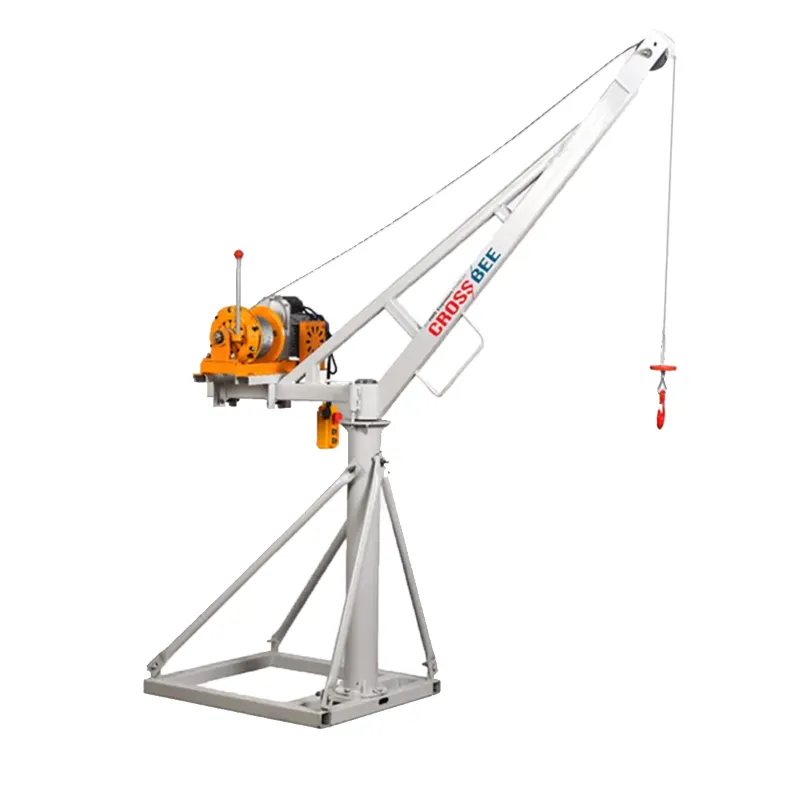 CROSSBEE 500 kg Capacity 360° Mini Crane With Electric Clutch Winch, 5 ...