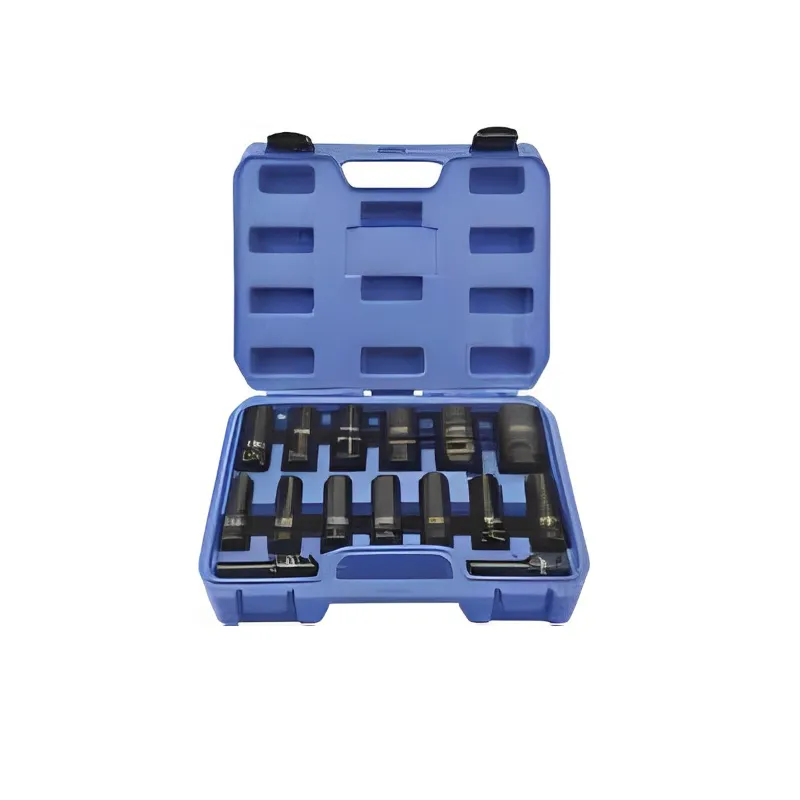 DE NEERS 1/2 inch Drive Hexagon Deep/Long Impact Socket Set(DN-IMP-15M H)